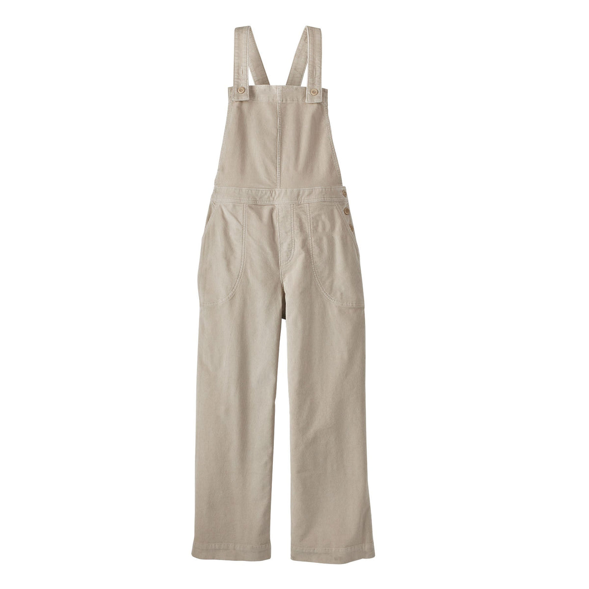 Patagonia Women's Stand Up® Cropped Corduroy Overalls - Pumice