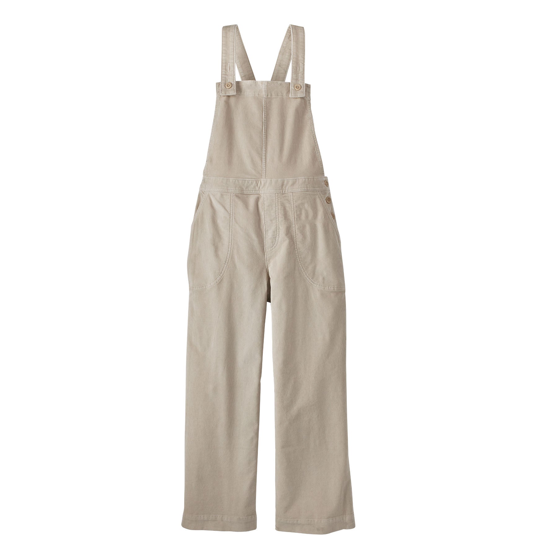Patagonia Women's Stand Up® Cropped Corduroy Overalls - Pumice