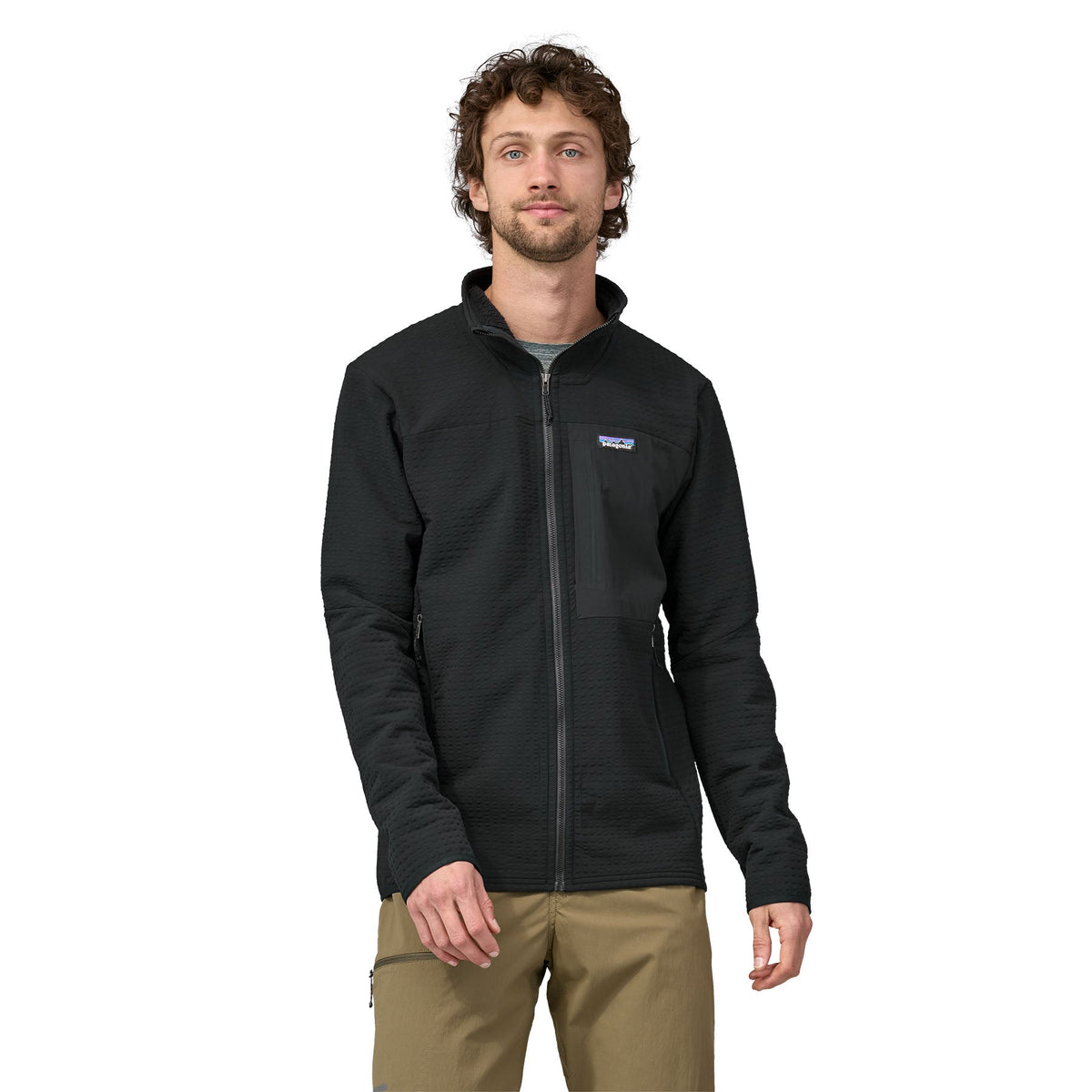 Patagonia Men's R2® TechFace Midlayer Fleece Jacket - Black