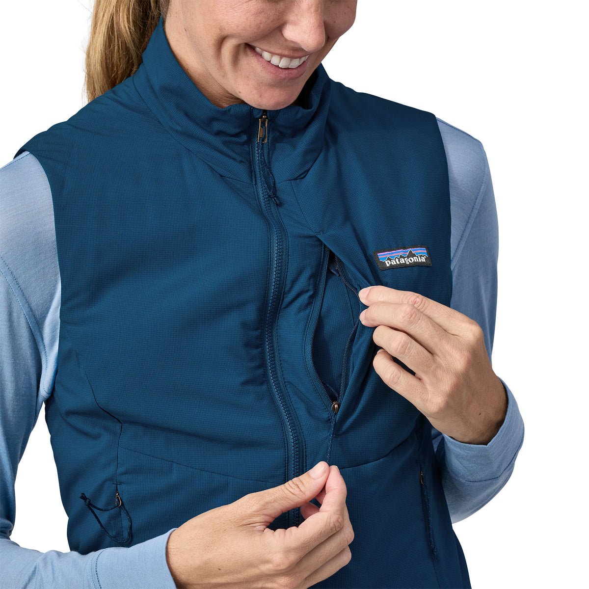 Patagonia Women's Nano-Air® Light Bottoms - Midlayer Vest - Pine Needle ...