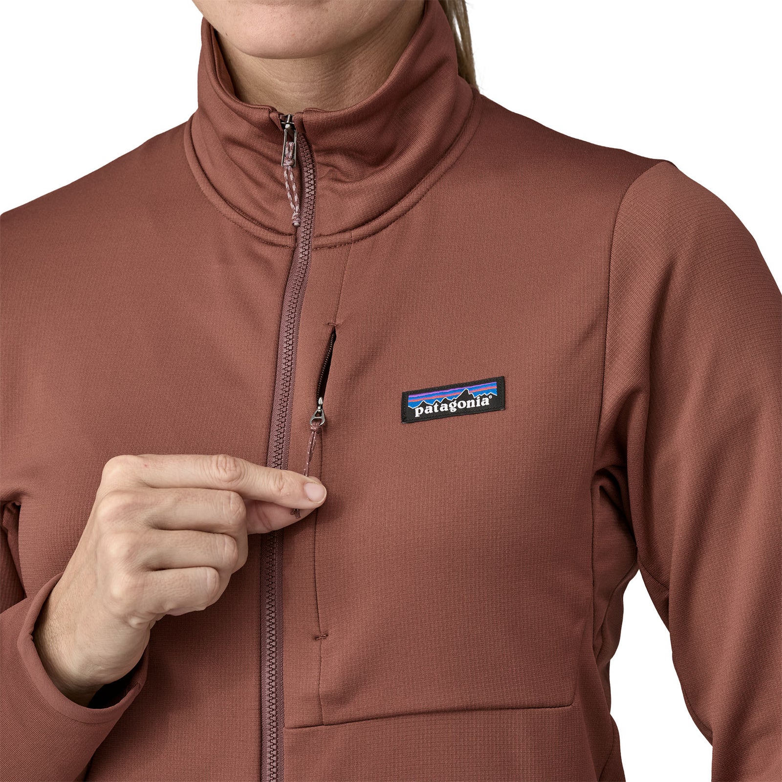 Patagonia Women's R1® Thermal Fleece Jacket - Dulse Mauve
