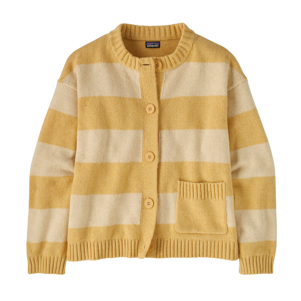 Patagonia Women's Recycled Wool-Blend Sweater Jacket - Happy Stripe ...