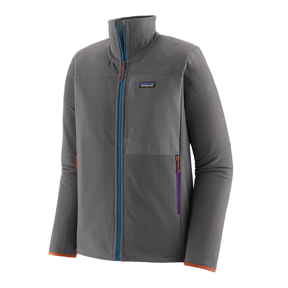 Patagonia Men's R2® TechFace Midlayer Fleece Jacket - Forge Grey