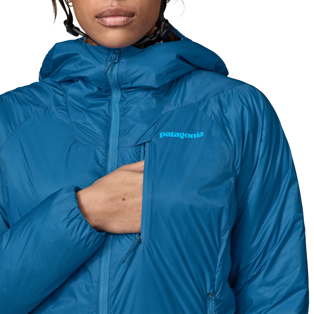 Patagonia Women's DAS® Light Hoody - Belay Jacket - Endless Blue