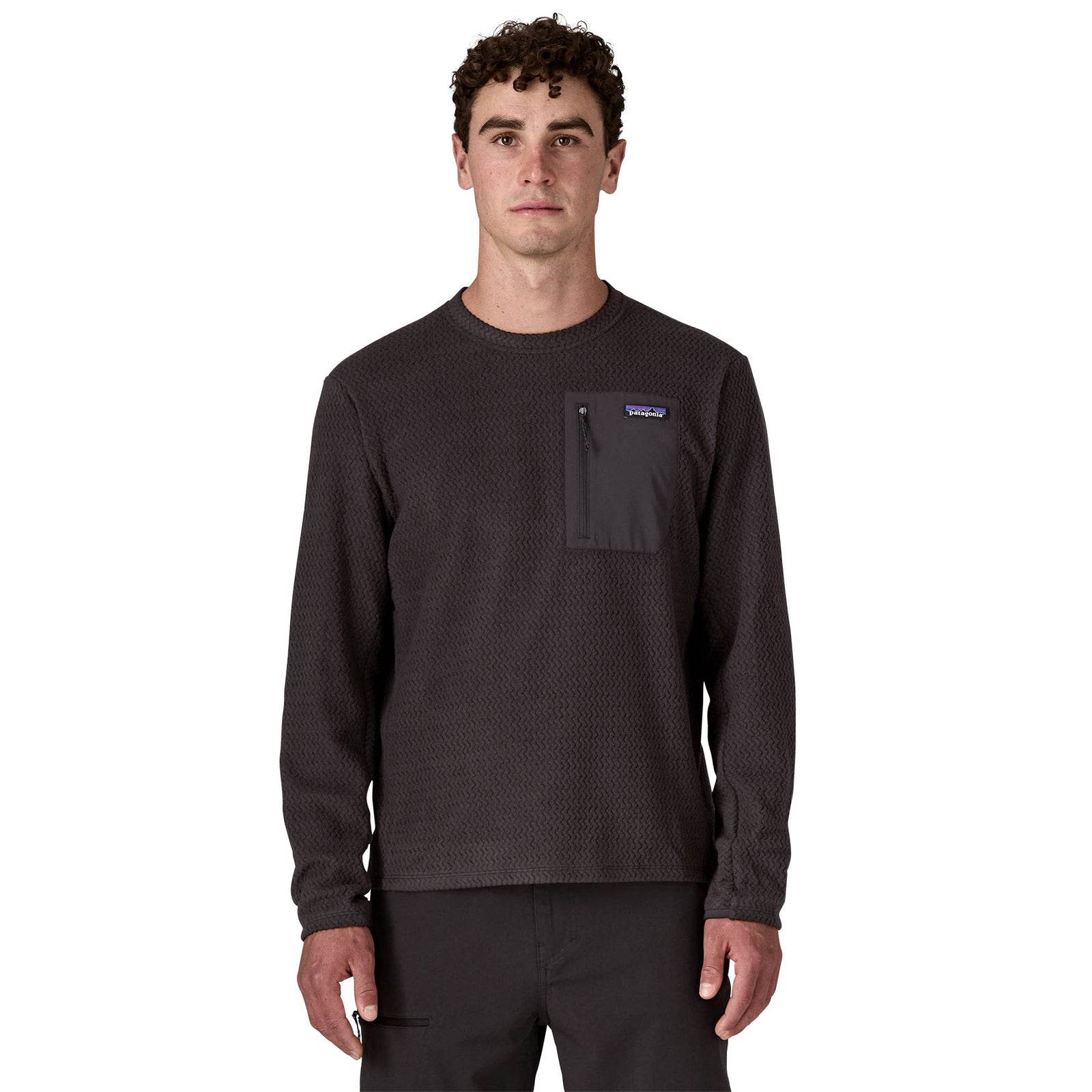 Patagonia Men's R1® Air Fleece Midlayer Crewneck - Black