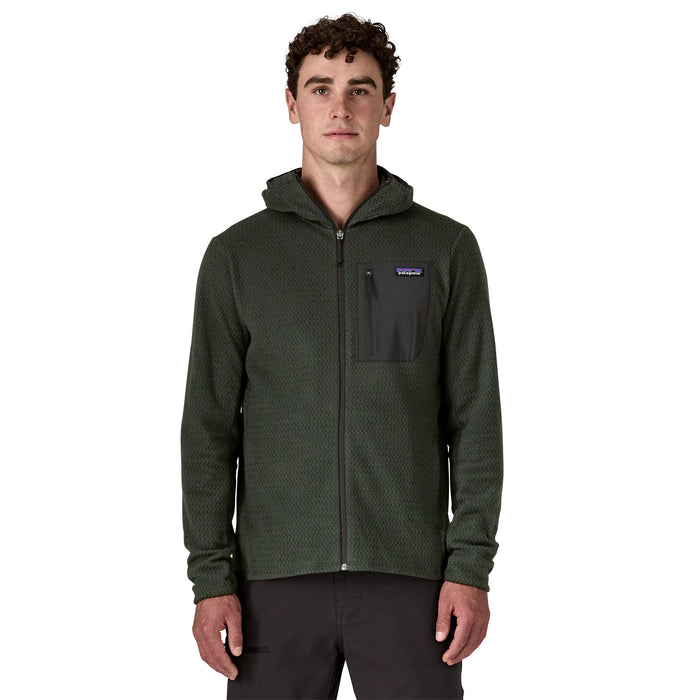 Patagonia Men's R1® Air Fleece Midlayer Full-Zip Hoody - Smolder Blue