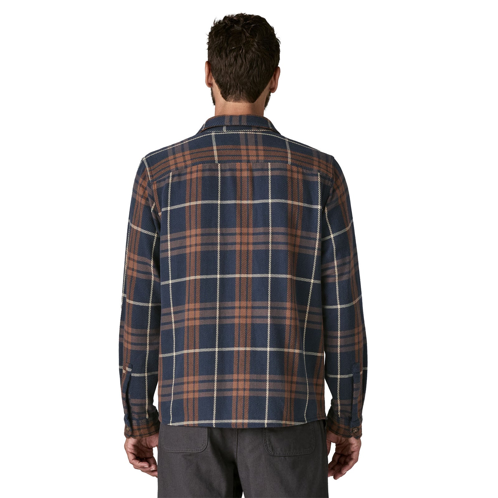 Patagonia Men's Fjord Loft Thick Flannel Shirt - Netted: Sunken Blue