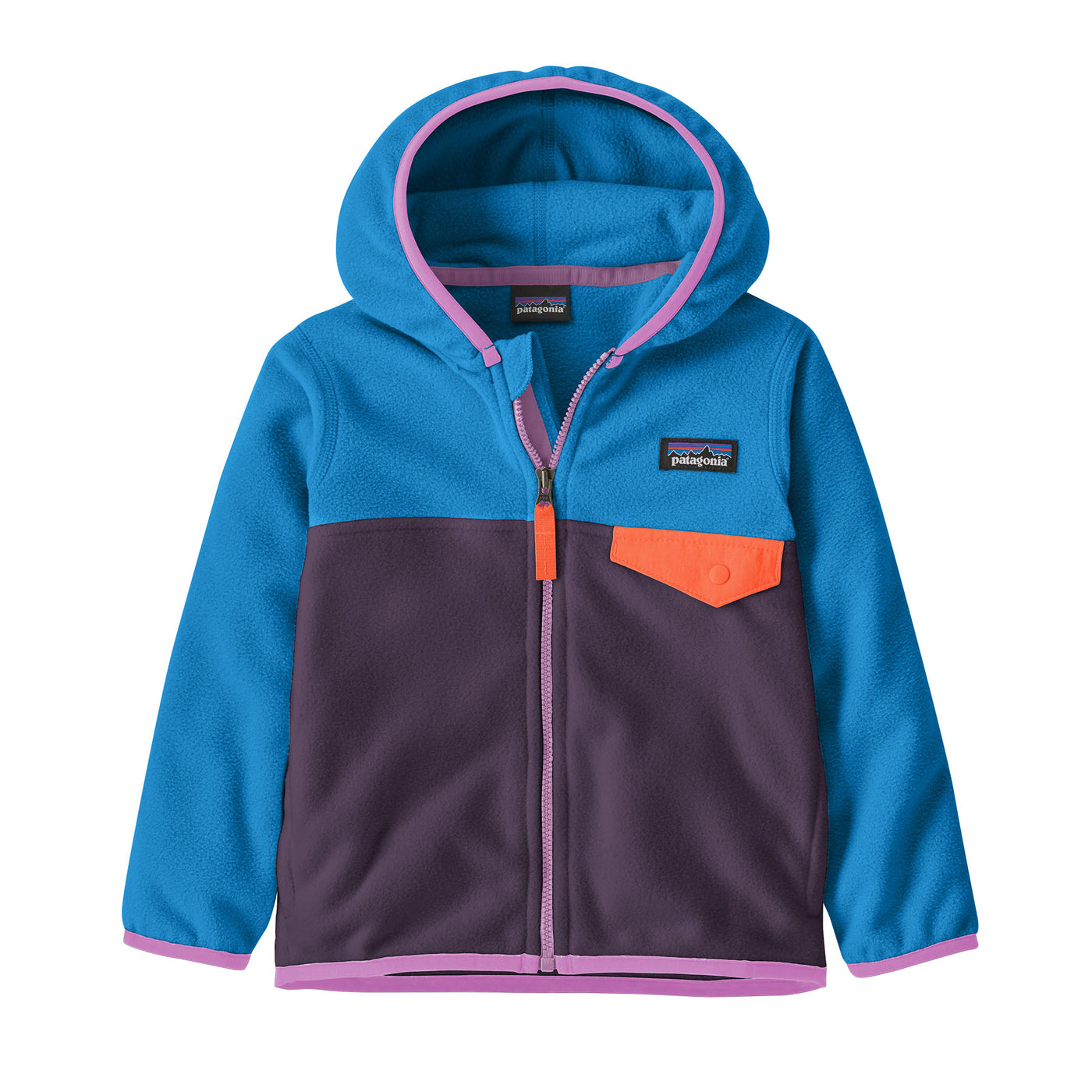 Patagonia Baby Micro D® Snap-T® Fleece Jacket - Plummet Purple