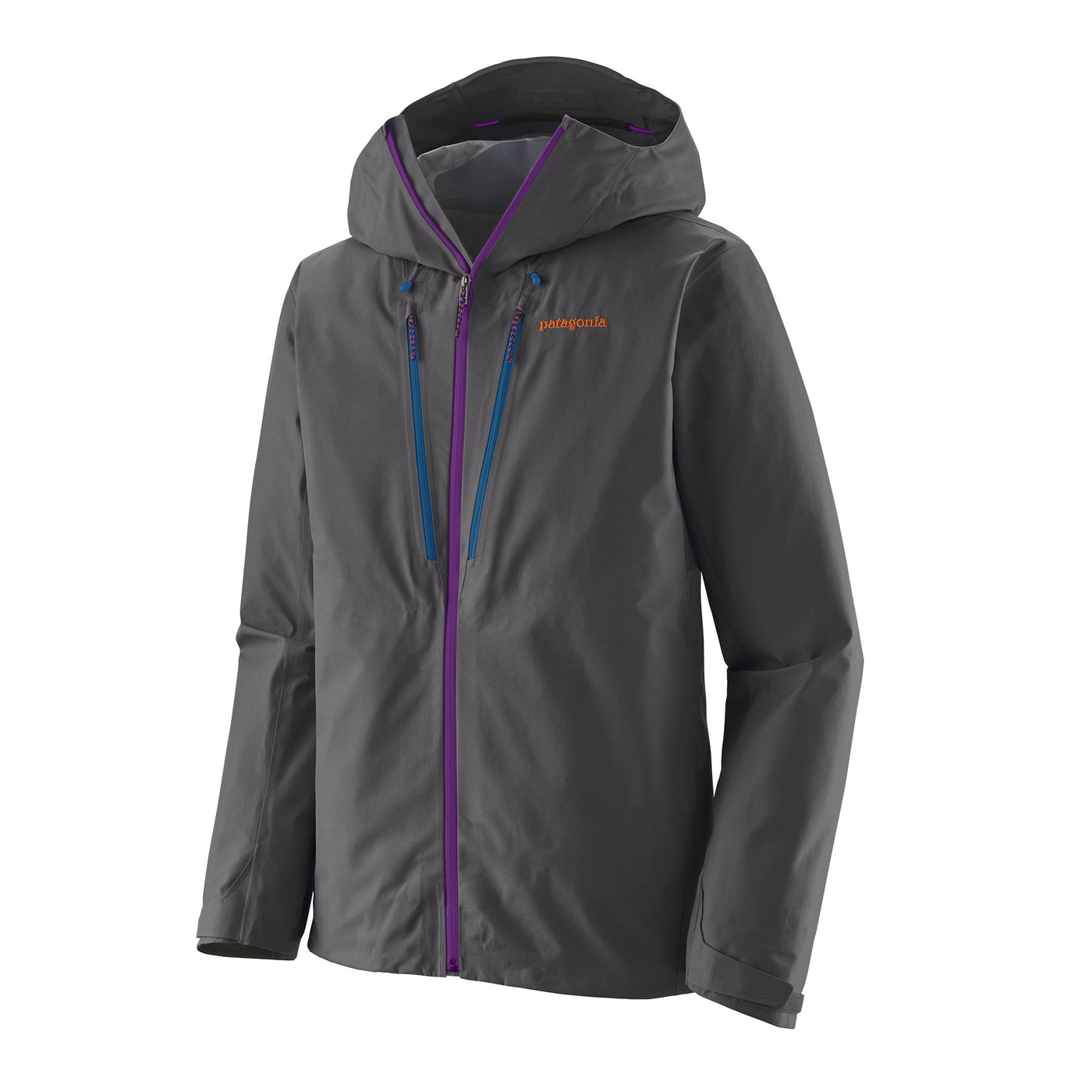 Patagonia Men's Triolet Alpine Jacket - Forge Grey w/P6 Blue