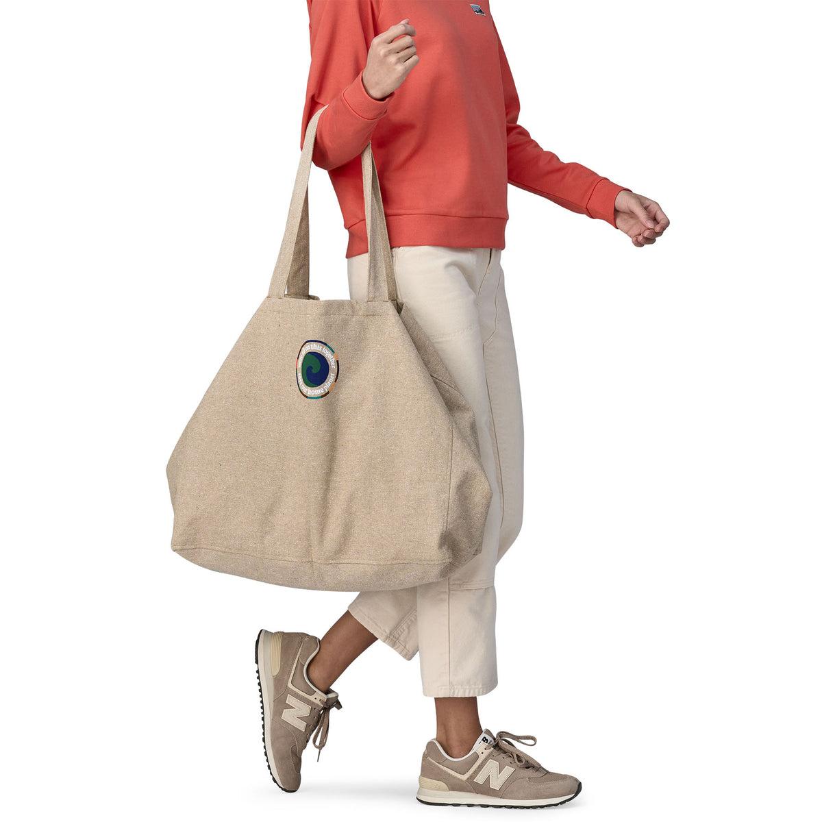 Patagonia Recycled Oversized Tote Bag - Unity Fitz: Classic Tan