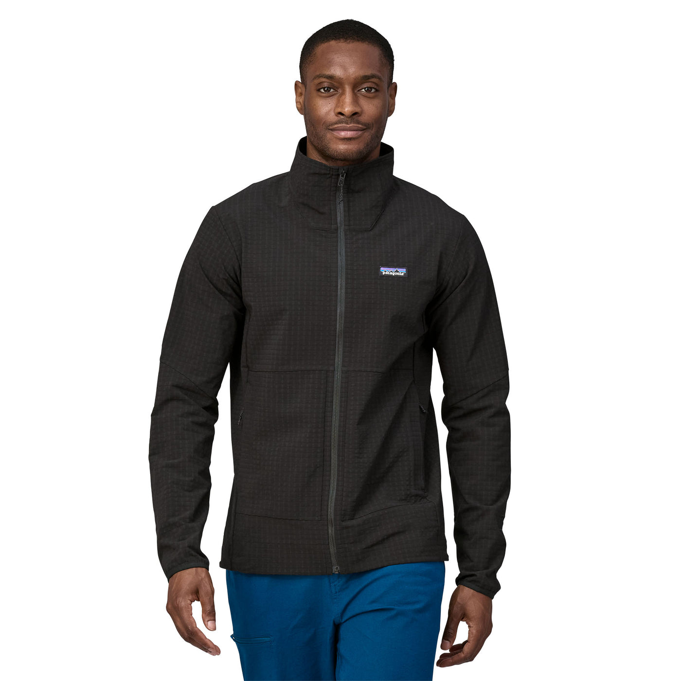 Patagonia Men's R1® TechFace Midlayer Fleece Jacket - Black