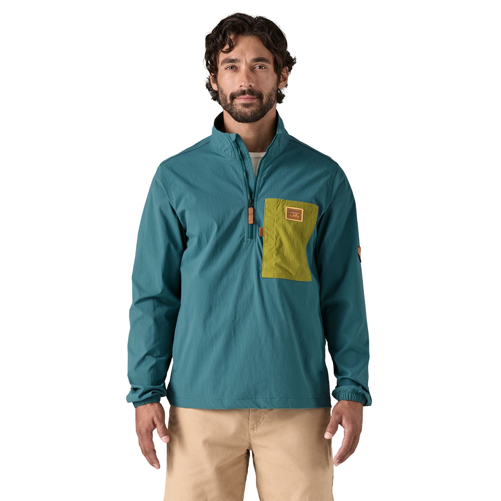 Patagonia Men's Outdoor Everyday Marsupial Pullover - Wetland Blue