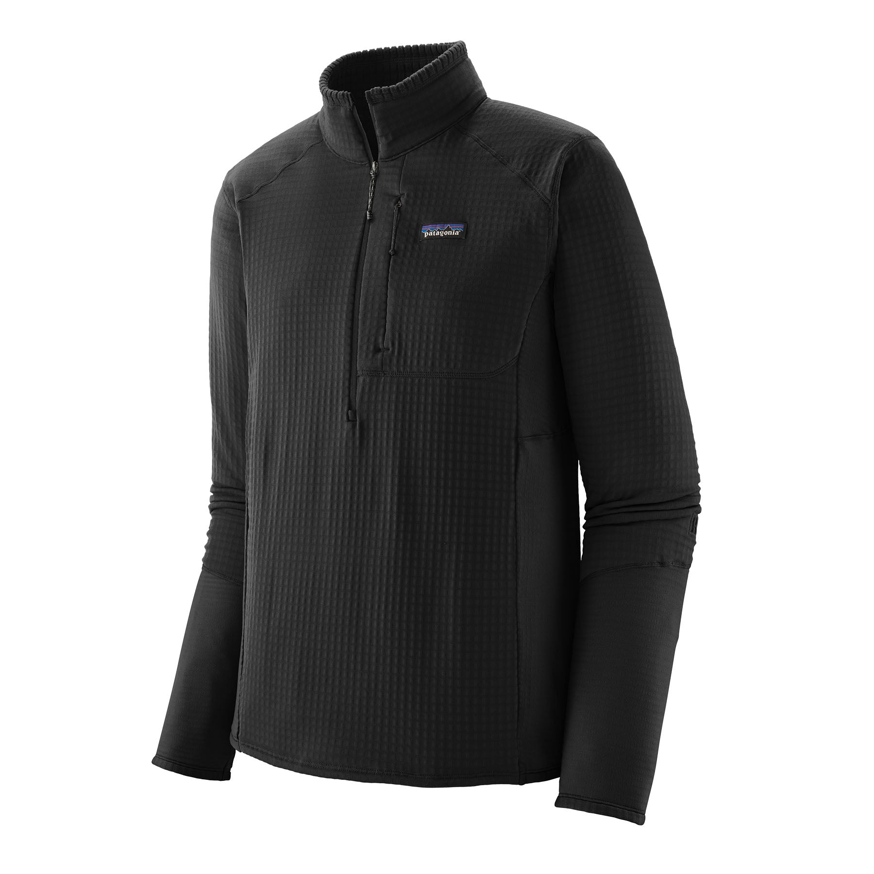 Patagonia Men's R1® Fleece Midlayer Pullover - Black