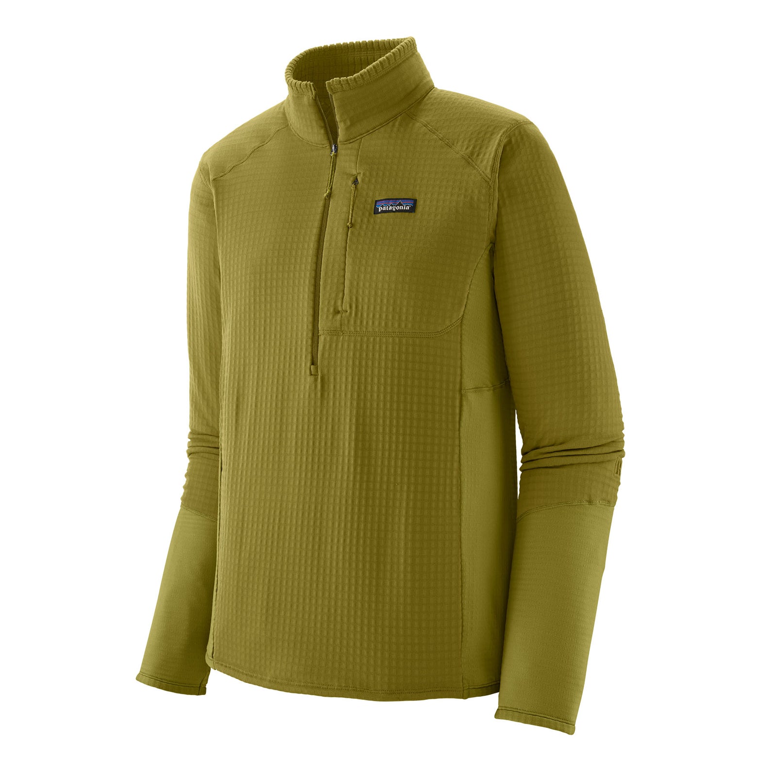 Patagonia Men's R1® Fleece Midlayer Pullover - Graze Green