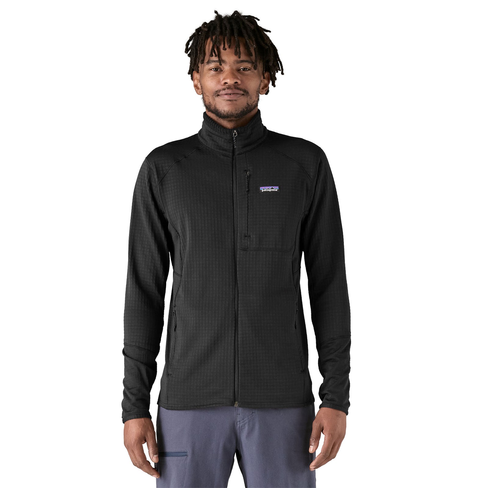 Patagonia Men's R1® Fleece Midlayer Jacket - Black
